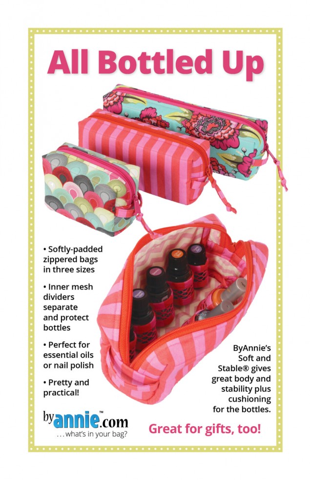 By Annie Paper Sewing Pattern All Bottled Up Bags | Minerva