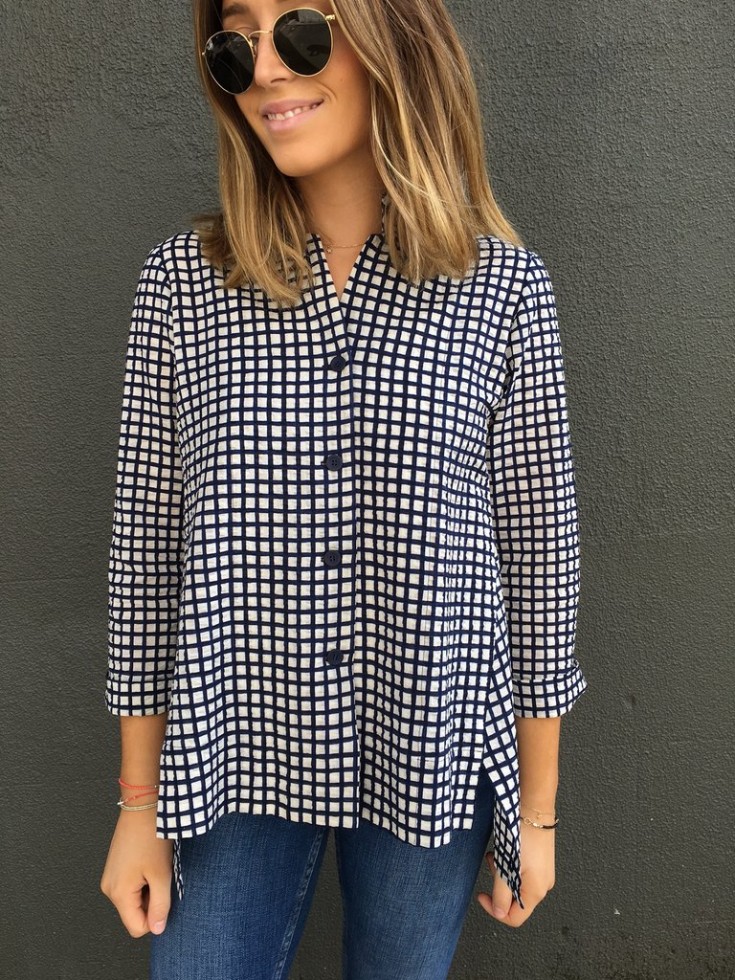 Tessuti Paper Sewing Pattern Helga Shirt | Minerva